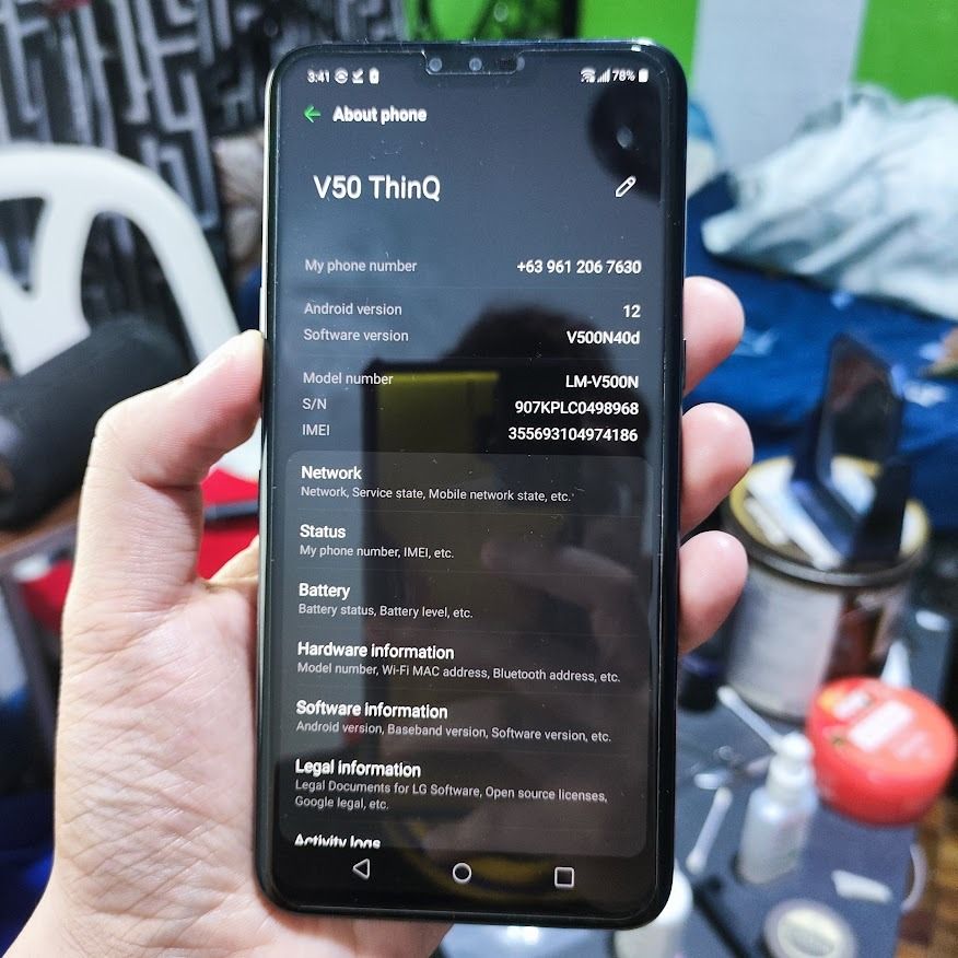 LG V50 128GB 6GB Ram Black Complete, Mobile Phones & Gadgets, Mobile Phones, Android Phones, LG ...