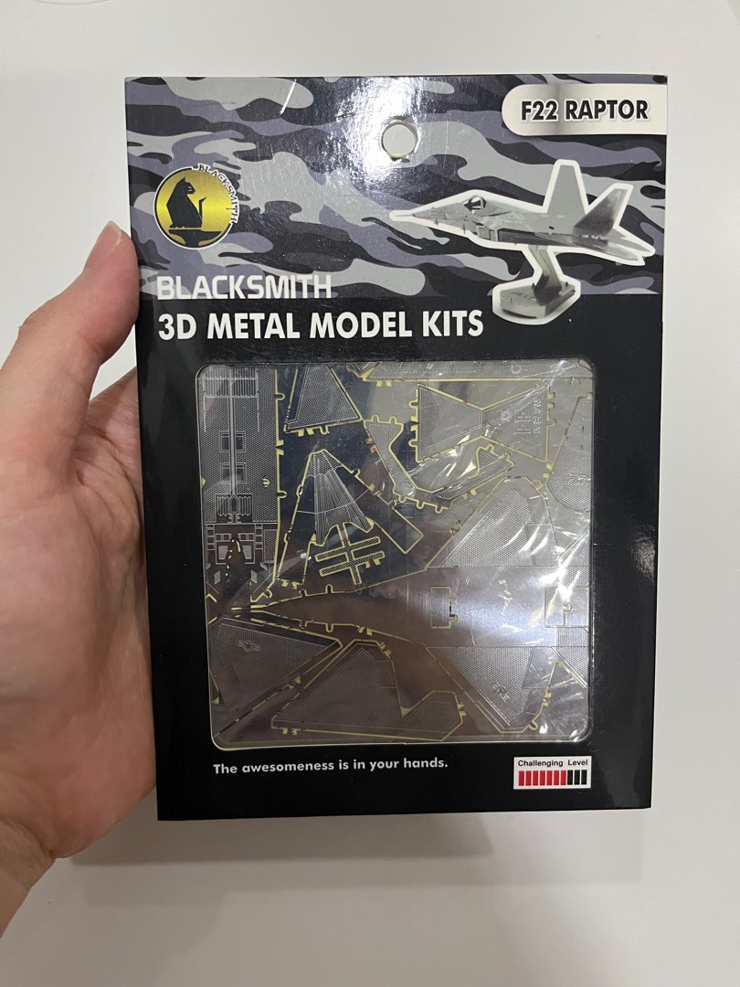 Lockheed Martin F22 Raptor Stealth Tactical Aircraft Fighter Jet Metal ...