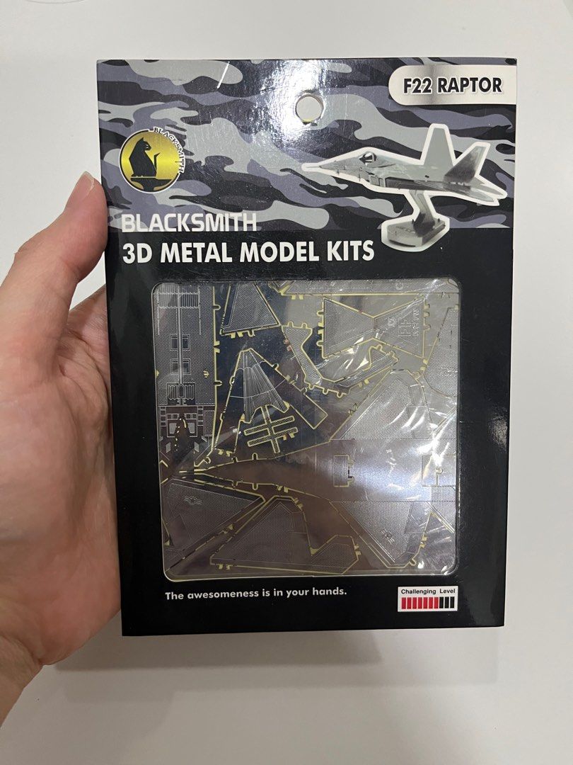 Lockheed Martin F22 Raptor Stealth Tactical Aircraft Fighter Jet Metal ...