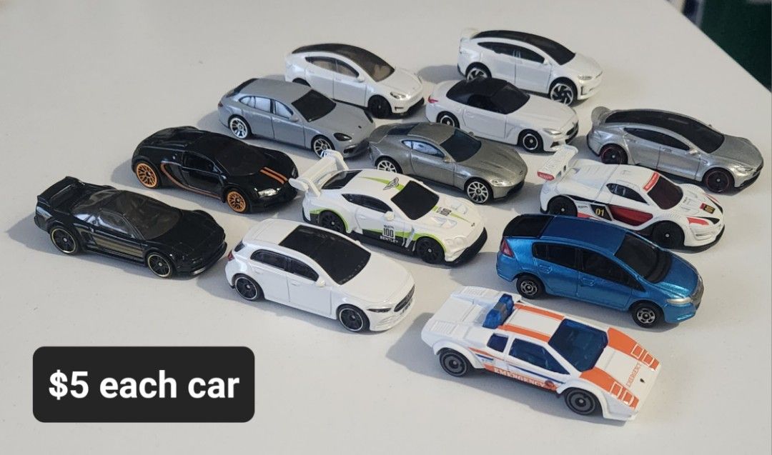 Loose 1:64 Diecast toy car models: Jaguar XK, Honda Civic Type R Euro ...