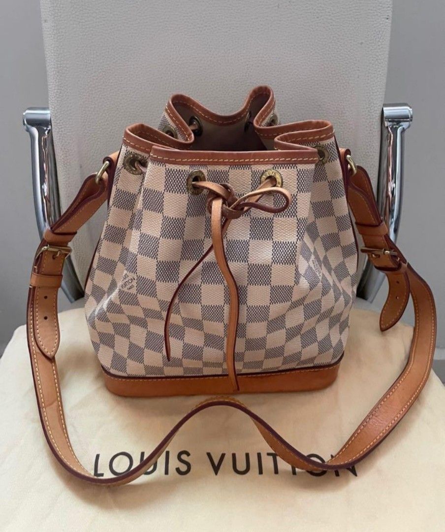 LV Neo Bucket Damier Azur, Luxury, Bags & Wallets on Carousell