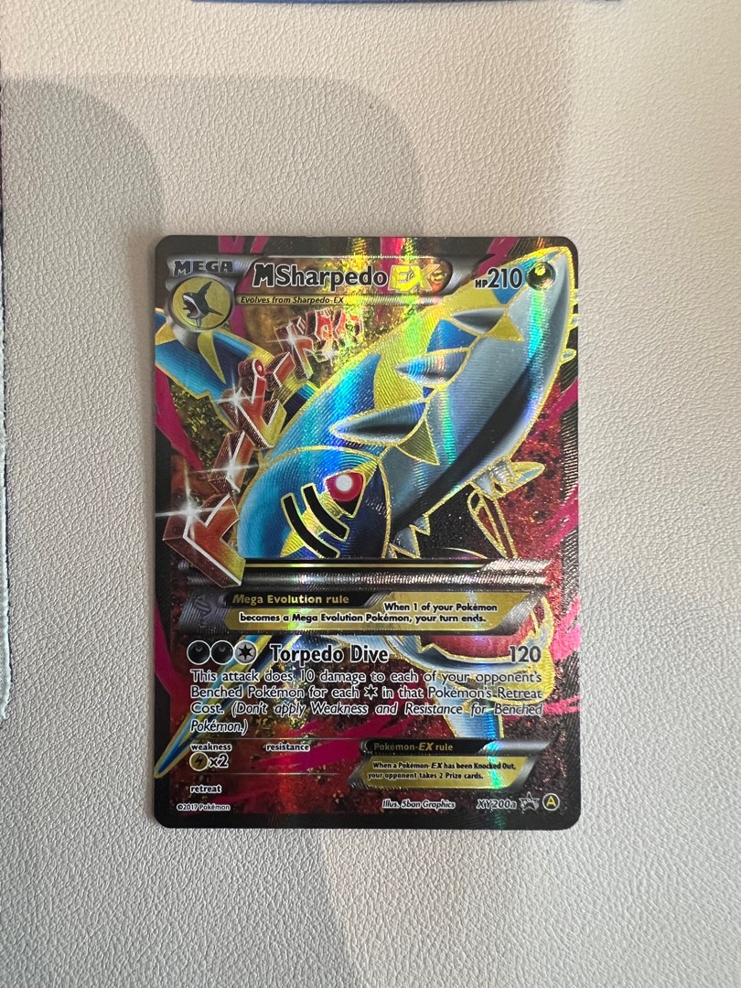 M Sharpedo EX Full Art - pokemon card, Hobbies & Toys, Toys & Games on ...