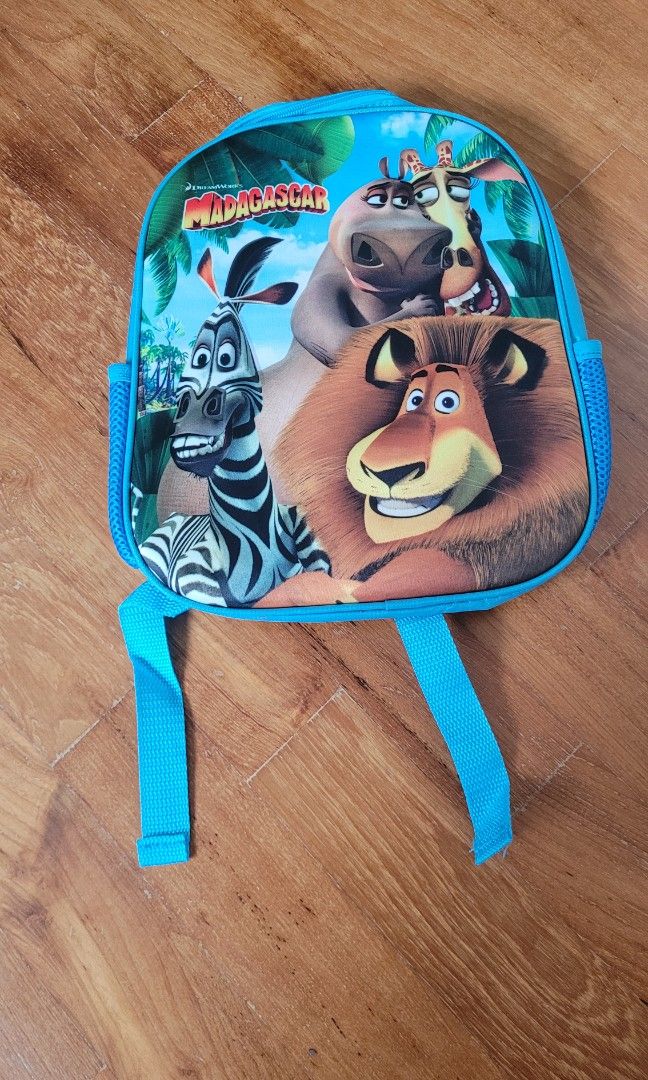 Madagascar 3D backpack, Babies & Kids, Babies & Kids Fashion on Carousell