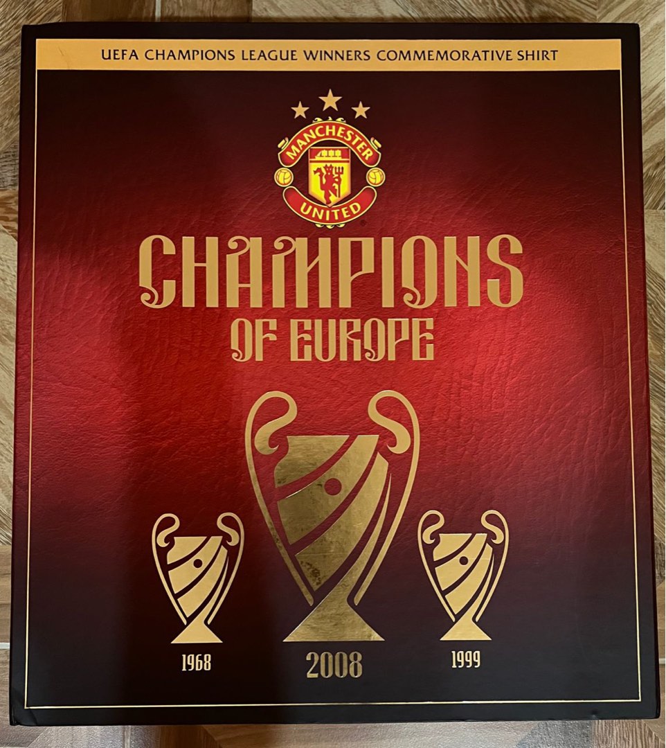 MANCHESTER UNITED 2008 UCL COMMEMORATIVE BOXSET, Hobbies & Toys ...