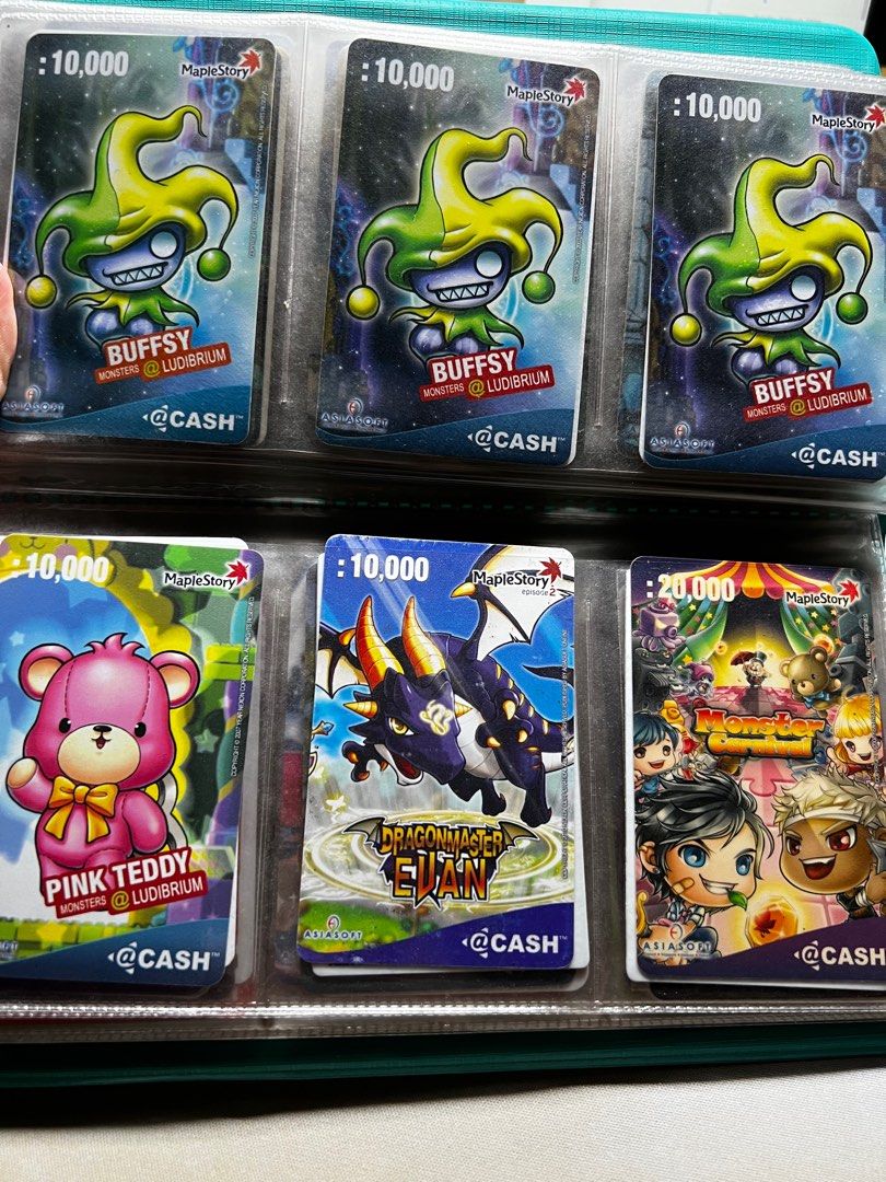 Maplestory / Maplesea / other Asiasoft games used prepaid cards ...