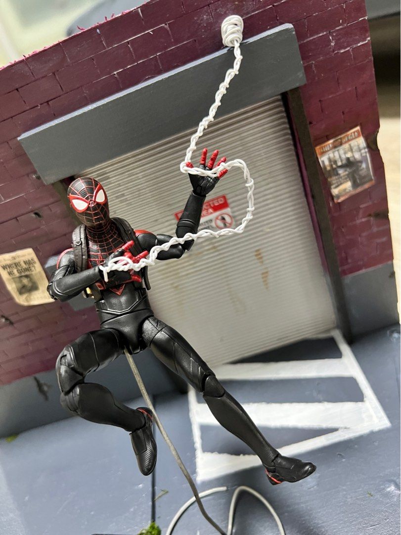 Marvel Legends 1/12 Scale Spider-Man Webbings Web Strings Commission ...