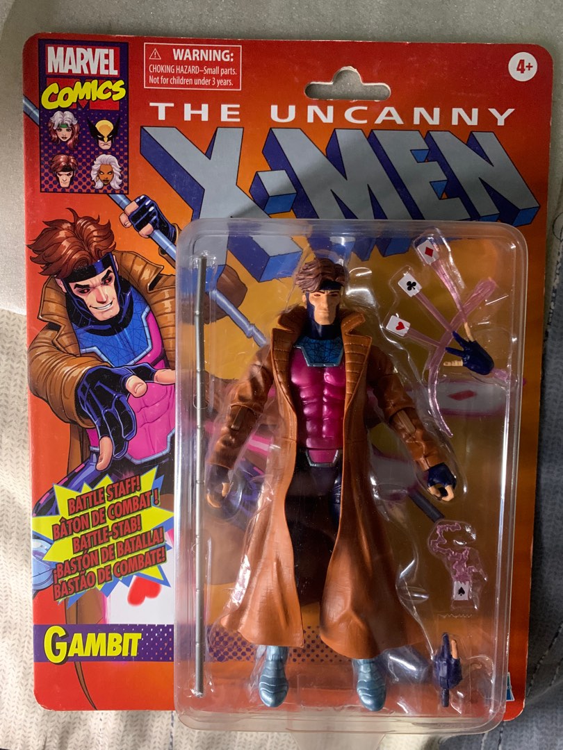 Marvel legends retro carded gambit, Hobbies & Toys, Toys & Games on ...