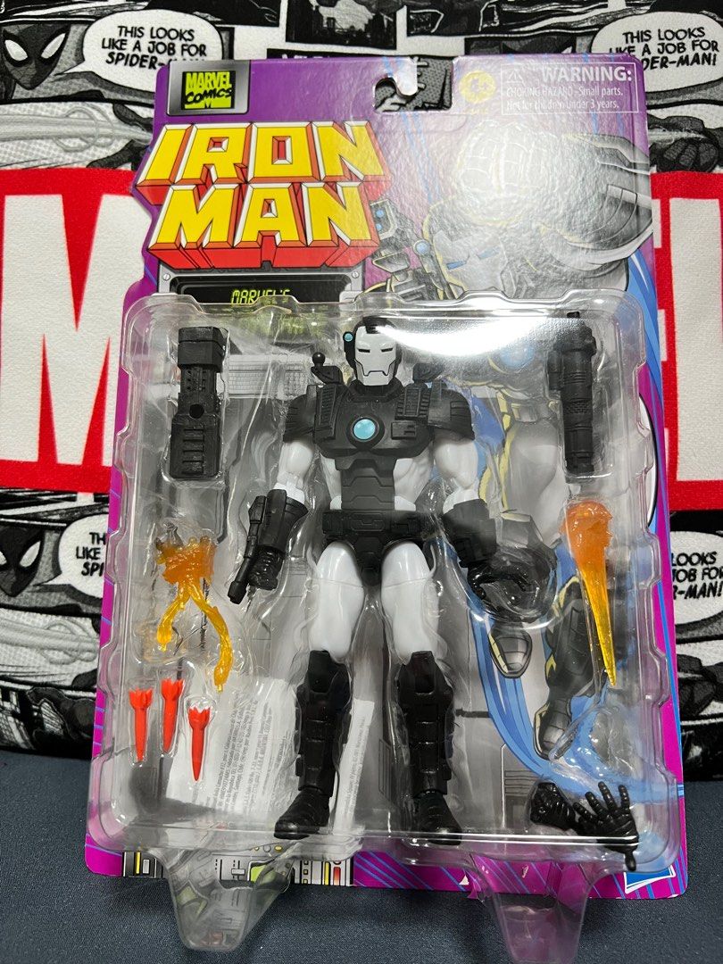 Marvel Legends Retro War Machine Iron Man, Hobbies & Toys, Toys & Games ...