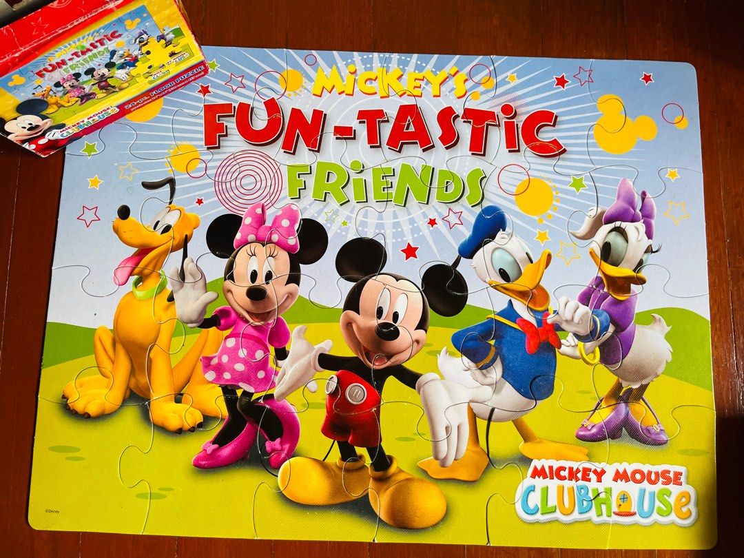 Mickey Mouse puzzle for kids on Carousell