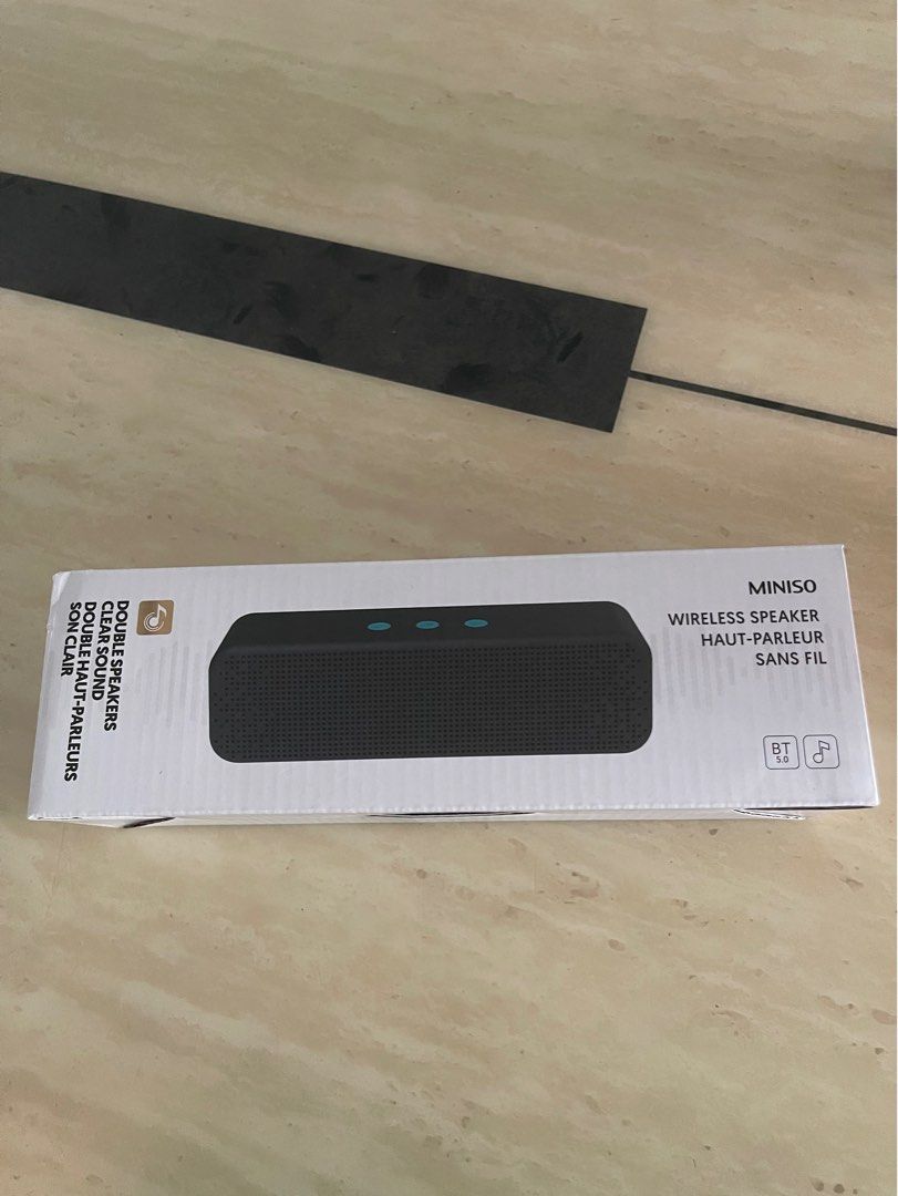 Miniso Wireless Bluetooth Speaker (Brand New), Audio, Soundbars, Speakers & Amplifiers on Carousell