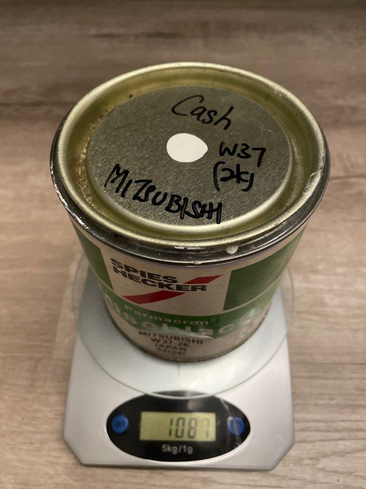 Mitsubishi W37 Wicked White Paint 1L, Car Accessories, Accessories on ...