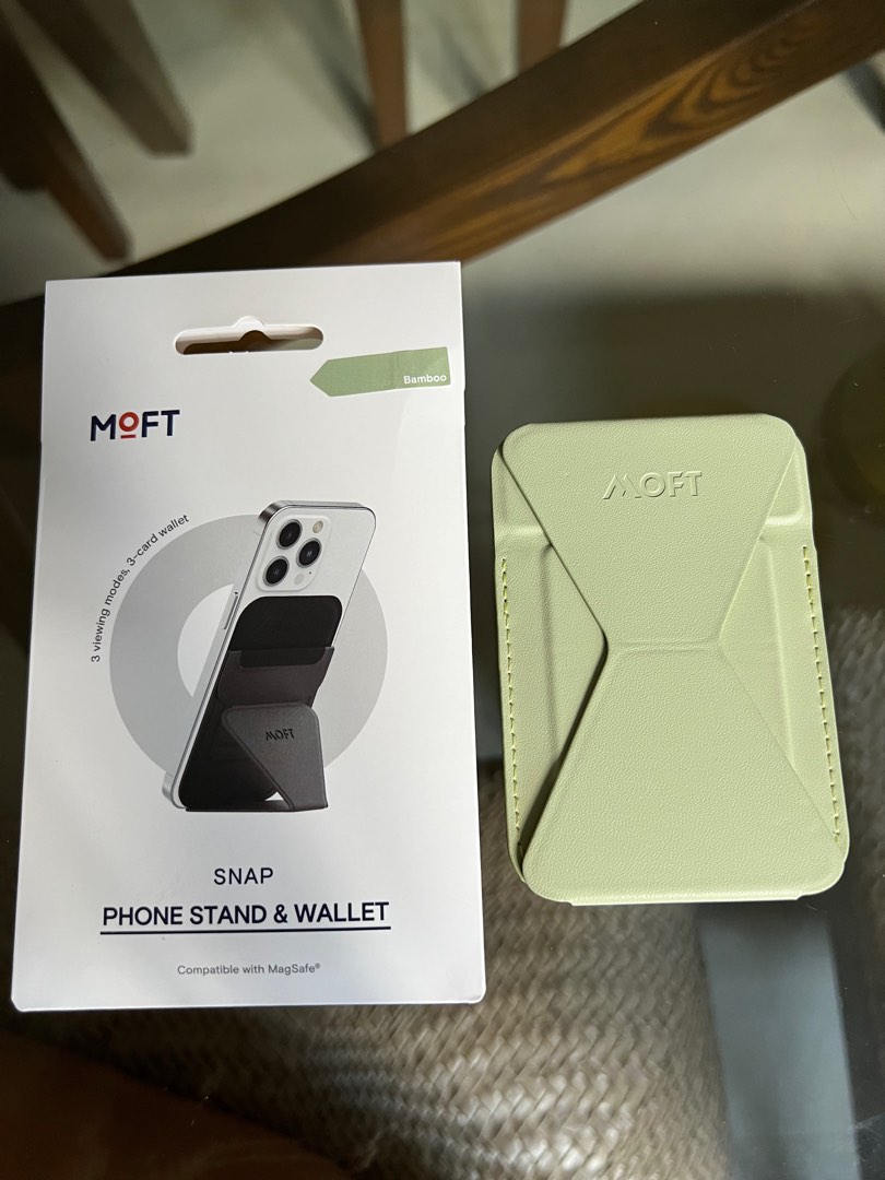 Moft Magsafe Phone stand and wallet in Bamboo, Mobile Phones & Gadgets ...