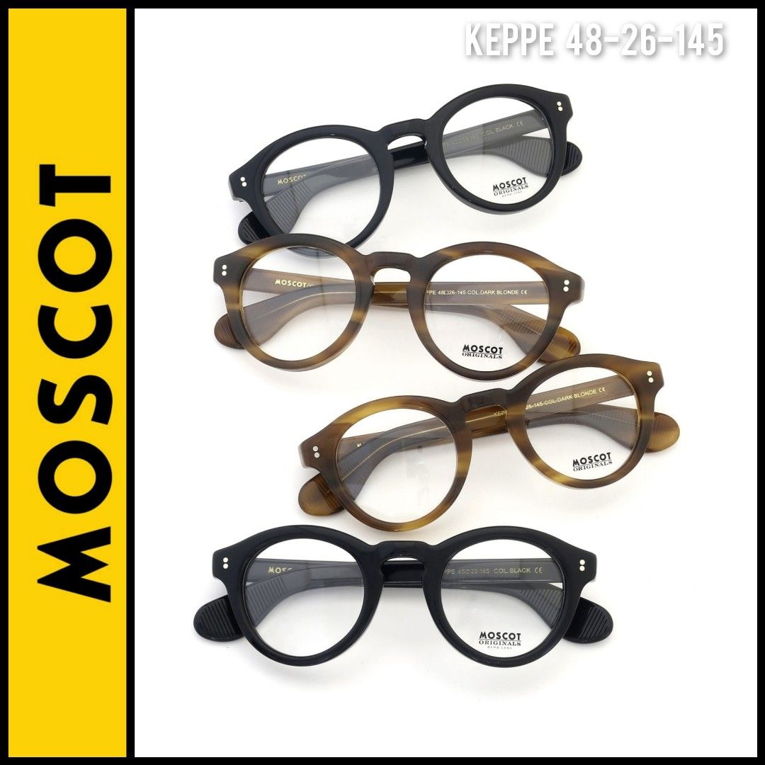 Moscot Keppe round bold spectacles eyewear, Men's Fashion, Watches ...