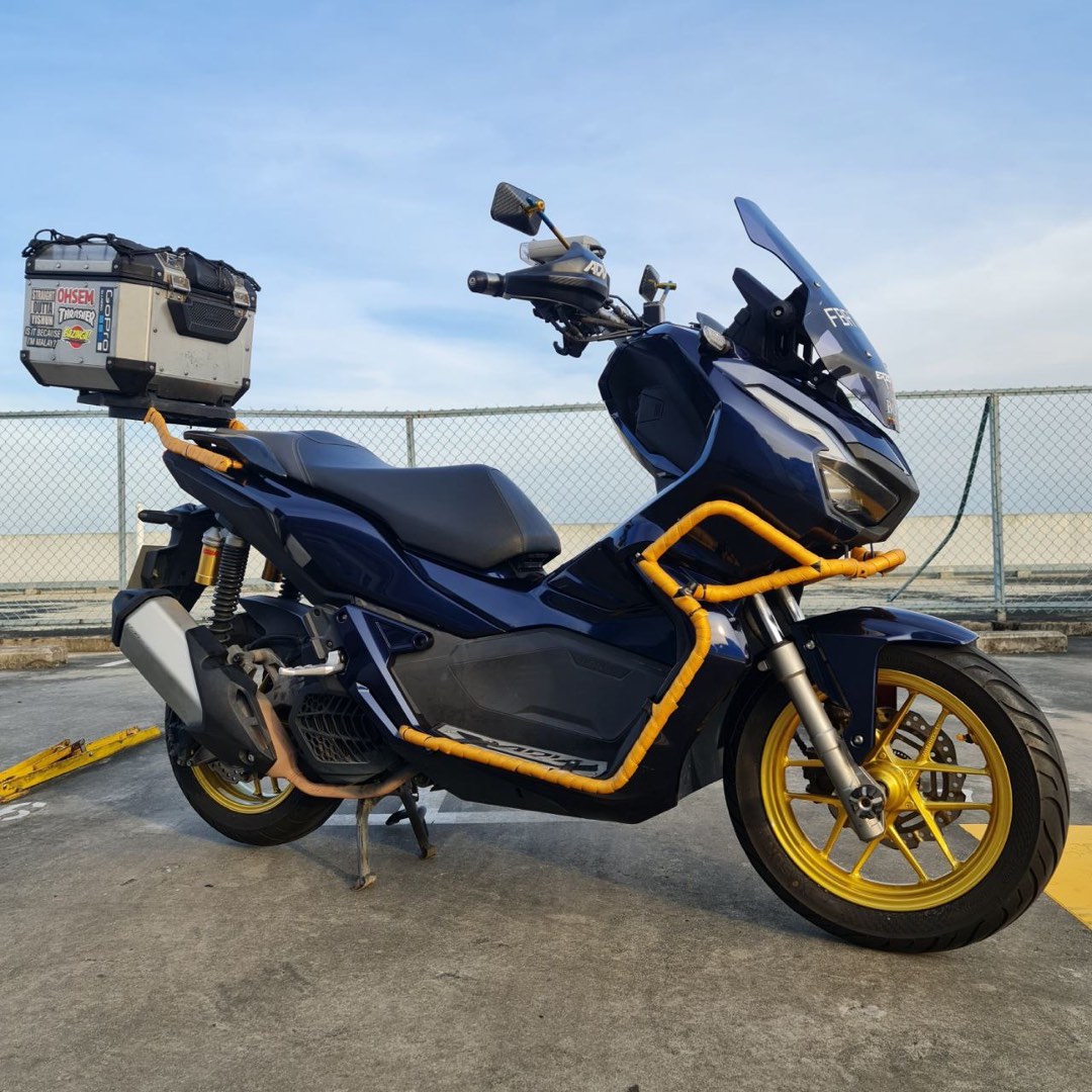 Motorcycle Coverset & Rims Spray Painting - Honda ADV150, Motorcycles ...