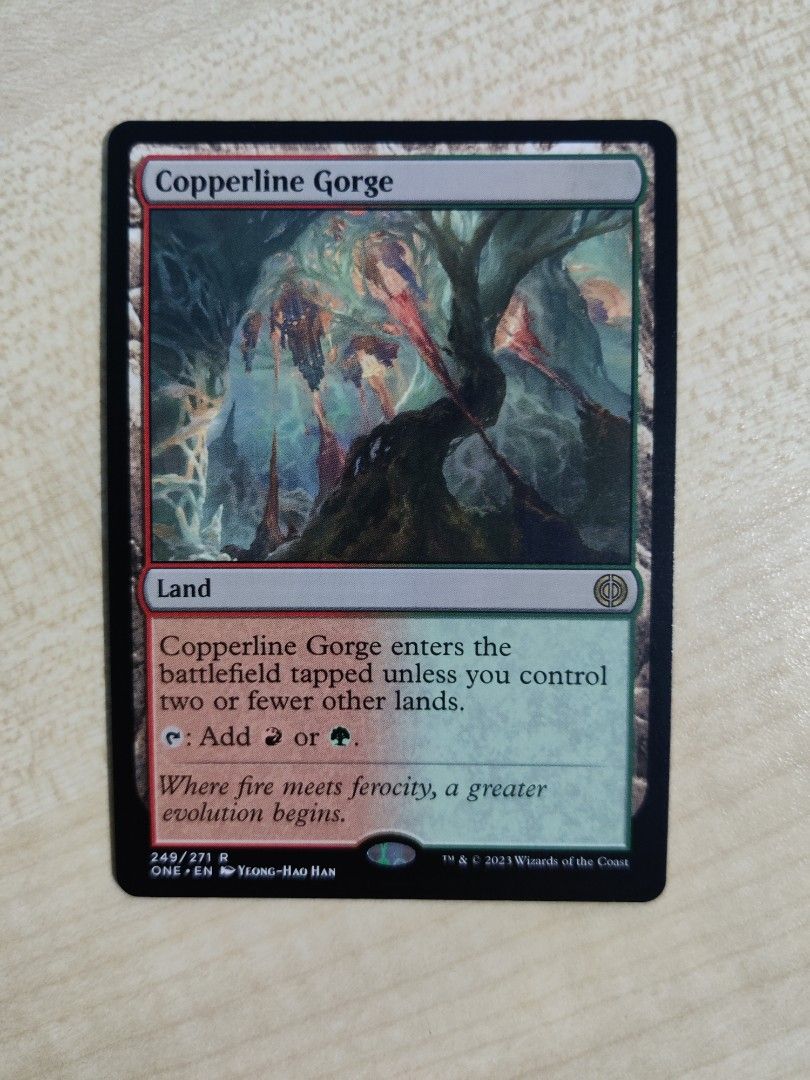 MTG Copperline Gorge, Hobbies & Toys, Toys & Games on Carousell