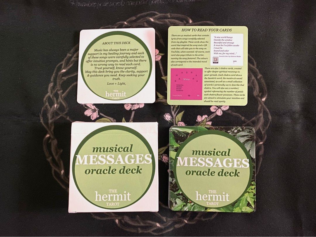 Musical messages oracle deck, Hobbies & Toys, Toys & Games on Carousell