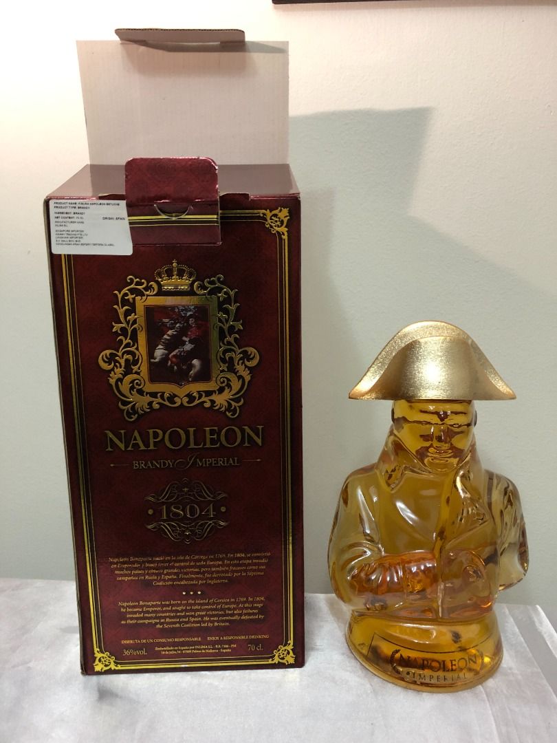 Napoleon Brandy Imperial 1804 70cl, Food & Drinks, Alcoholic Beverages ...