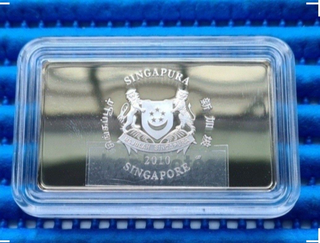 NDP 2010 Singapore 45 Years of Independence $5 Commemorative Silver ...