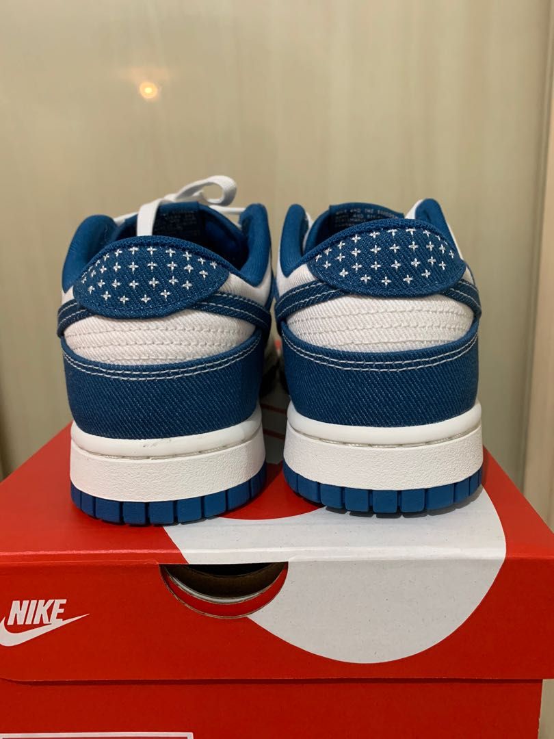 Nike dunk sashiko industrial blue, Men's Fashion, Footwear, Sneakers on ...
