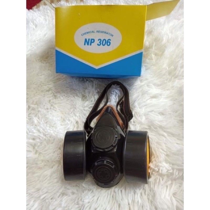 NP306 Industrial Mask Double Respirator Dust mask Chemical Mask ...