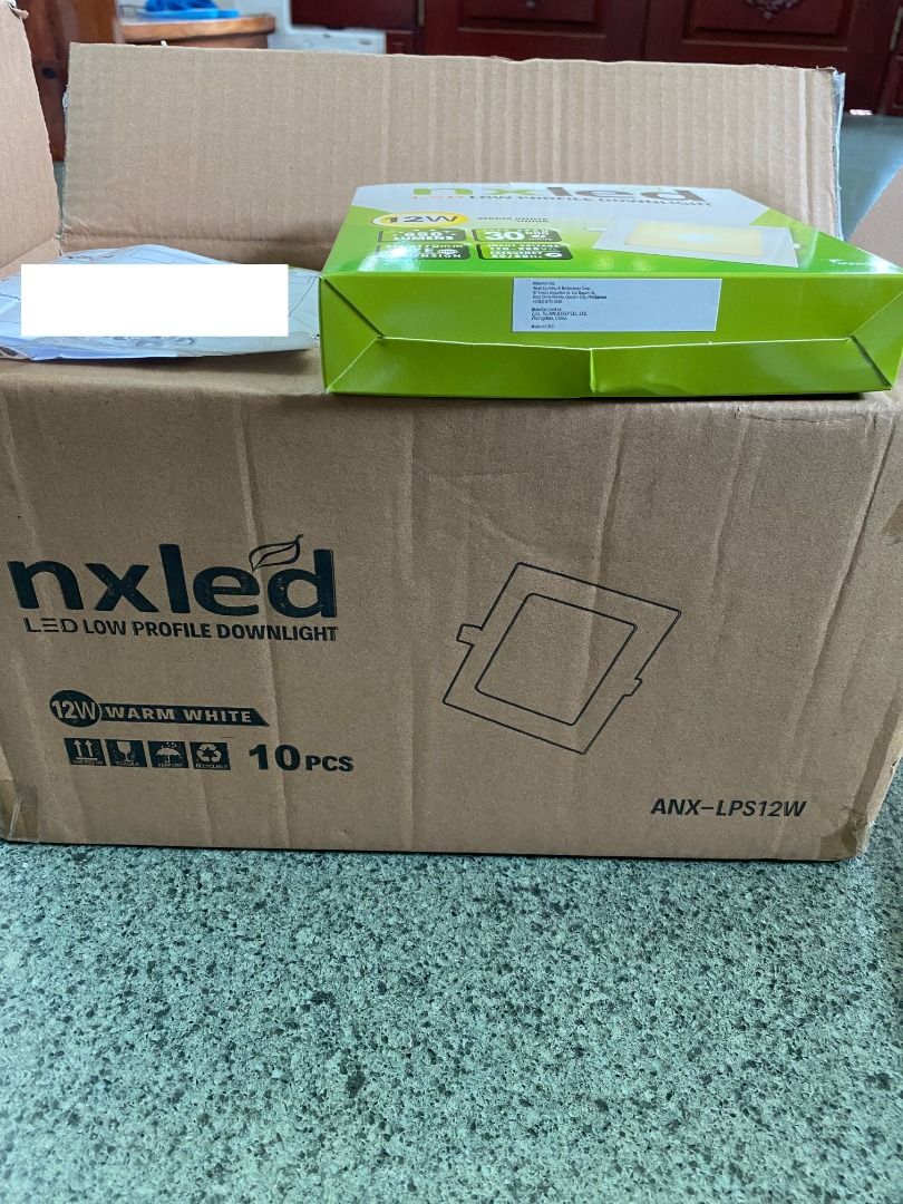 NXLED downlight ANX-LPS12W square (Davao) on Carousell