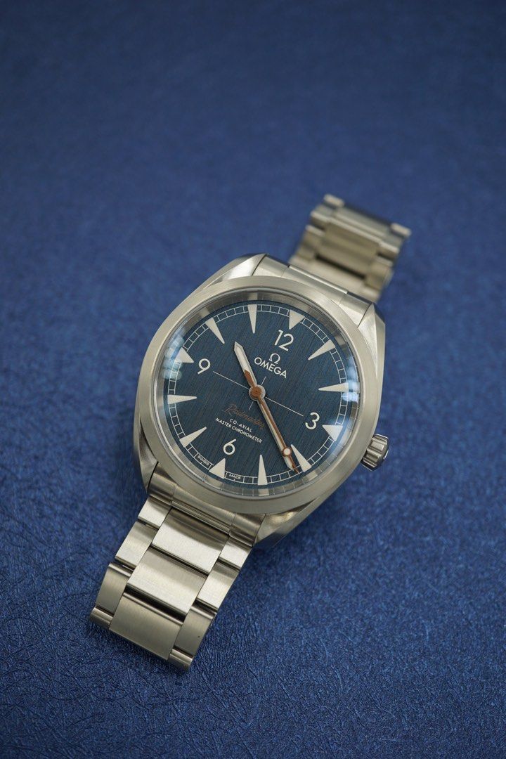 Omega Railmaster (Denim Blue) 220.10.40.20.03.001, Luxury, Watches on ...