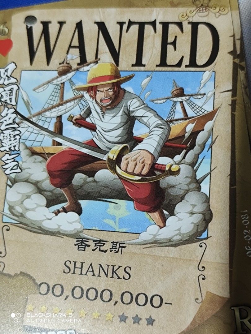 Onepiece ssr sr r Shanks, Hobbies & Toys, Toys & Games on Carousell