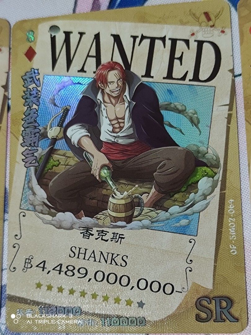 Onepiece ssr sr r Shanks, Hobbies & Toys, Toys & Games on Carousell