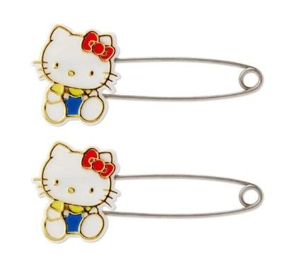 Original Sanrio Hello Kitty Safety Pin 2 pieces on Carousell