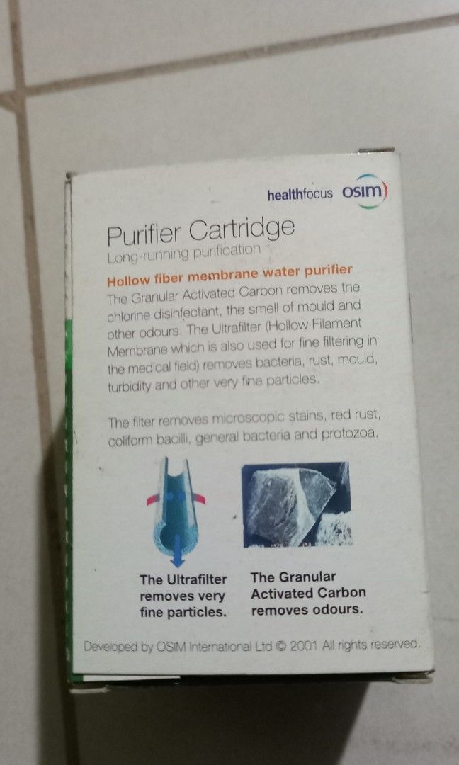 OSIM Upure Filter Cartridge, TV & Home Appliances, Kitchen Appliances ...