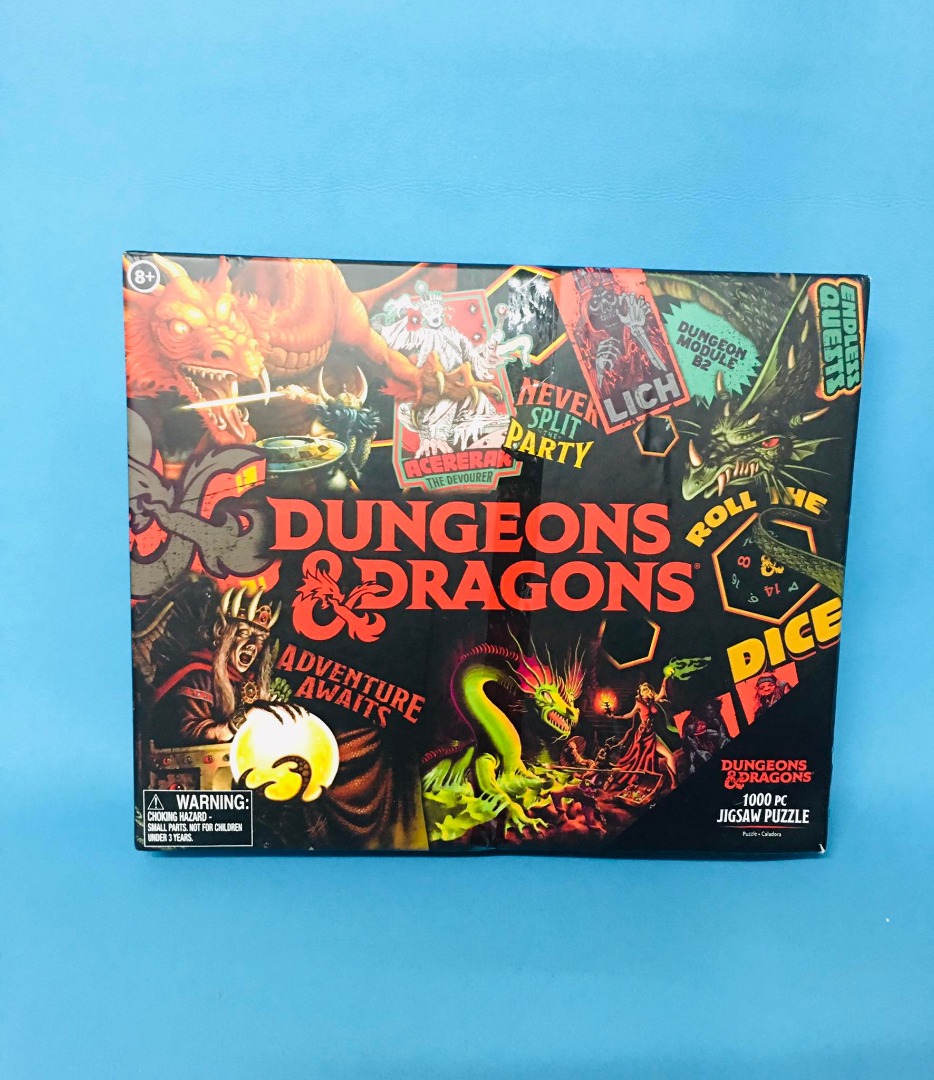 Paladone Dungeons and Dragons Puzzle - 1000 pcs., Hobbies & Toys, Toys ...