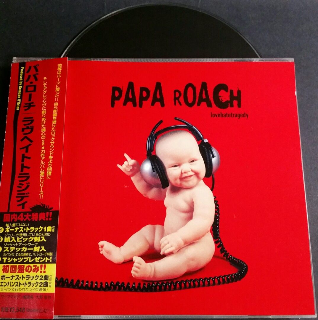 Papa Roach (love hate tragedy) cd rock jap press with obi, Hobbies ...