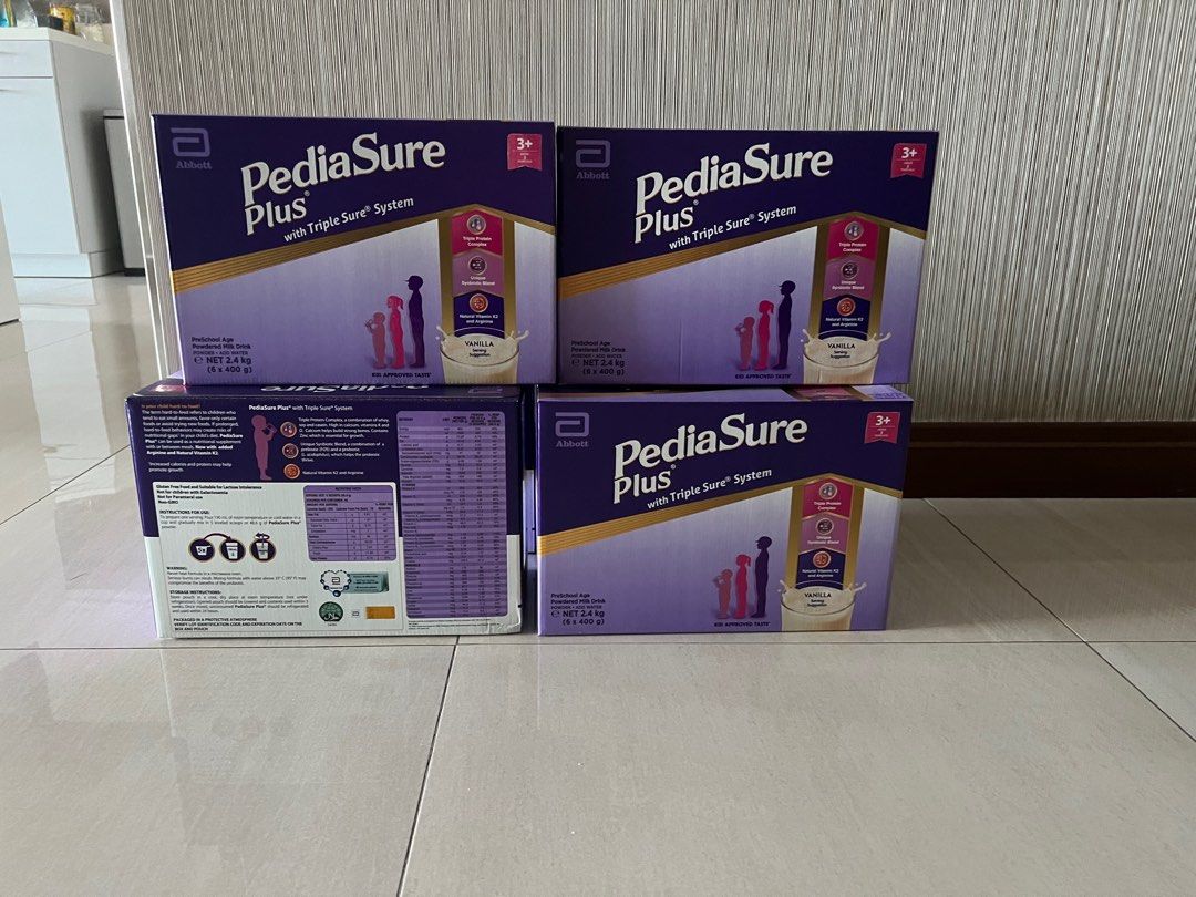 Pediasure Plus Milk Vanilla 2.4kg, Food & Drinks, Beverages on Carousell