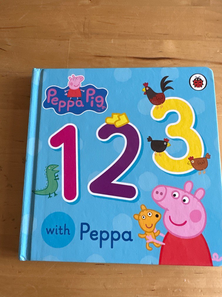 Peppa Pig 123 with peppa, 興趣及遊戲, 書本 & 文具, 小朋友書 - Carousell