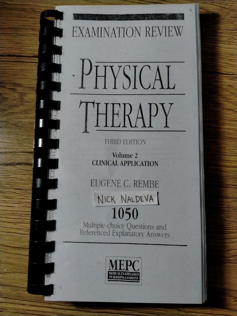 Physical therapy review books, Hobbies & Toys, Books & Magazines ...