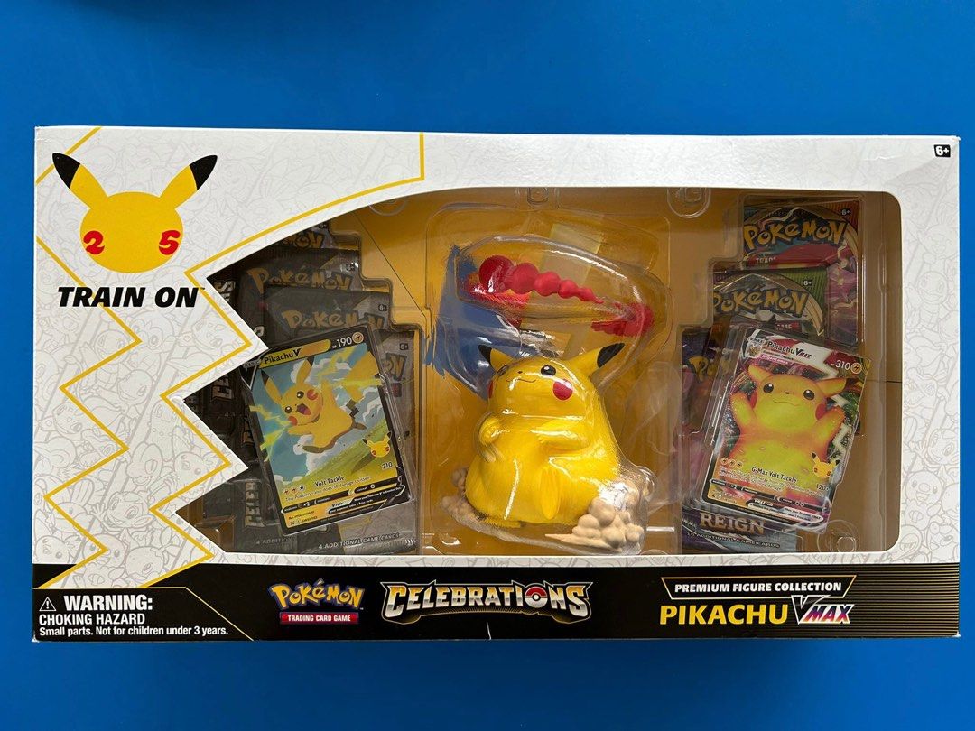 Pikachu Celebrations VMax Box, Hobbies & Toys, Toys & Games on Carousell