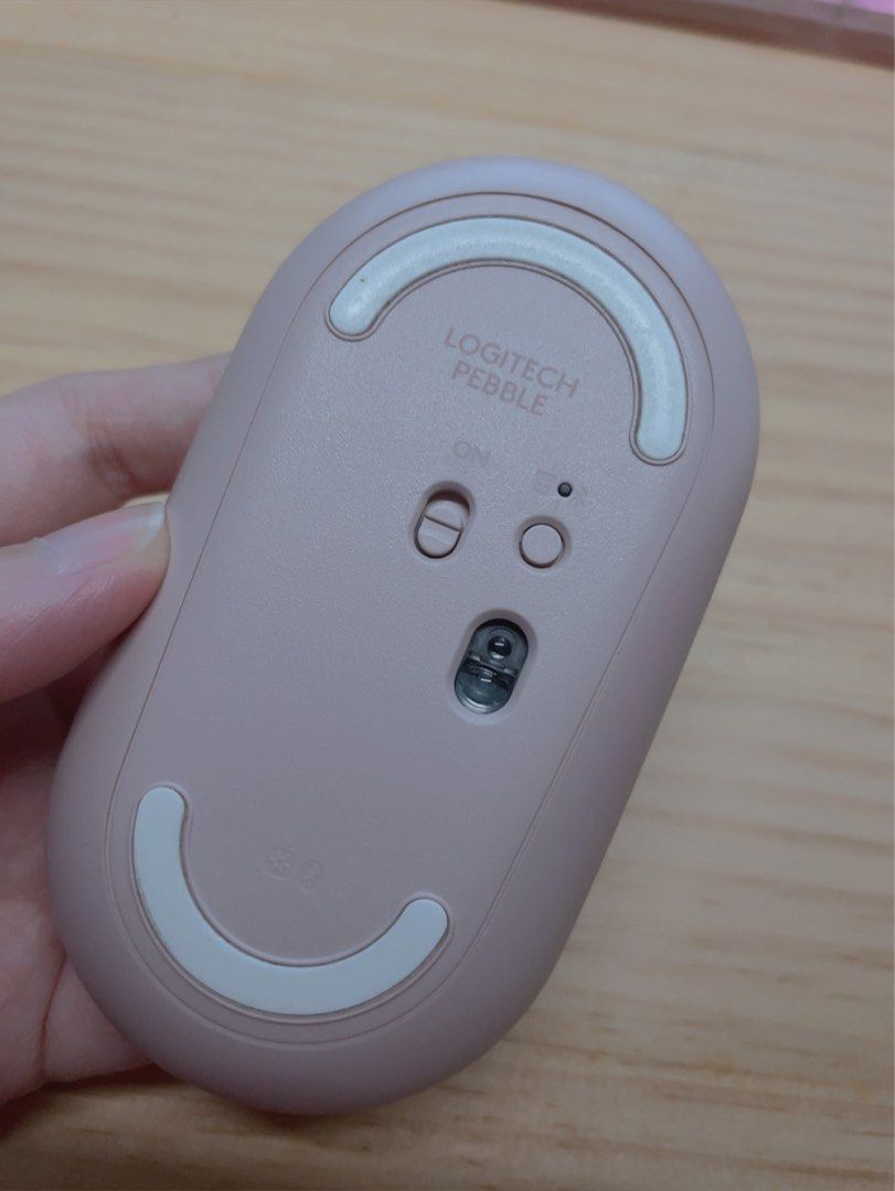 Pink Logitech Pebble Mouse M350, Computers & Tech, Parts & Accessories ...