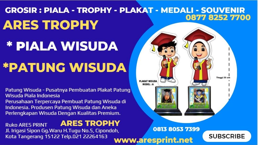 plakat akrilik wisuda tk/paud - Siplah Toko Asaka-087782527700 patung ...