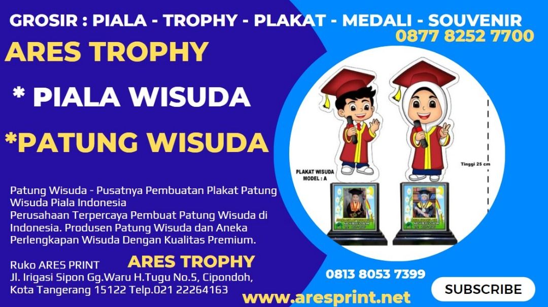 plakat akrilik wisuda tk/paud - Siplah Toko Asaka-087782527700 patung ...