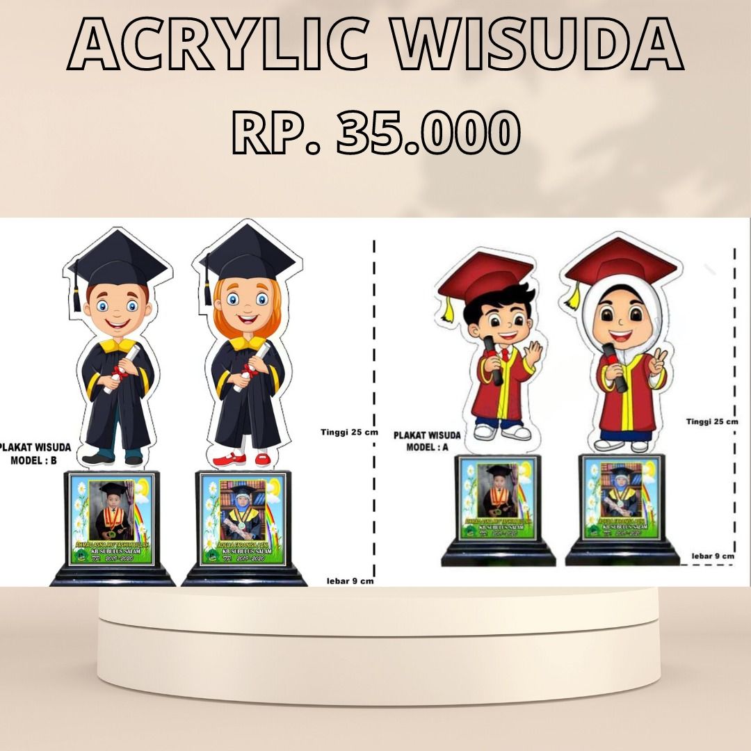 PLAKAT WISUDA / KELULUSAN SEKOLAH TK PAUD #GROSIR, Aksesoris Mobil di ...