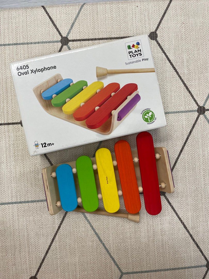 Plan toys Oval Xylophone, Hobbies & Toys, Toys & Games on Carousell