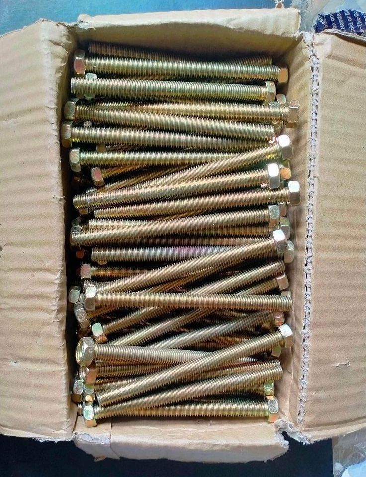 Plated Ordinary Hex Bolts & Nuts - ALL SIZES AVAILABLE HERE on Carousell