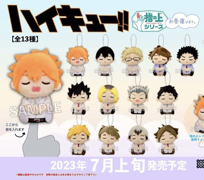 [PO] Haikyuu Finger Puppet Series Napping Version, Hobbies & Toys ...