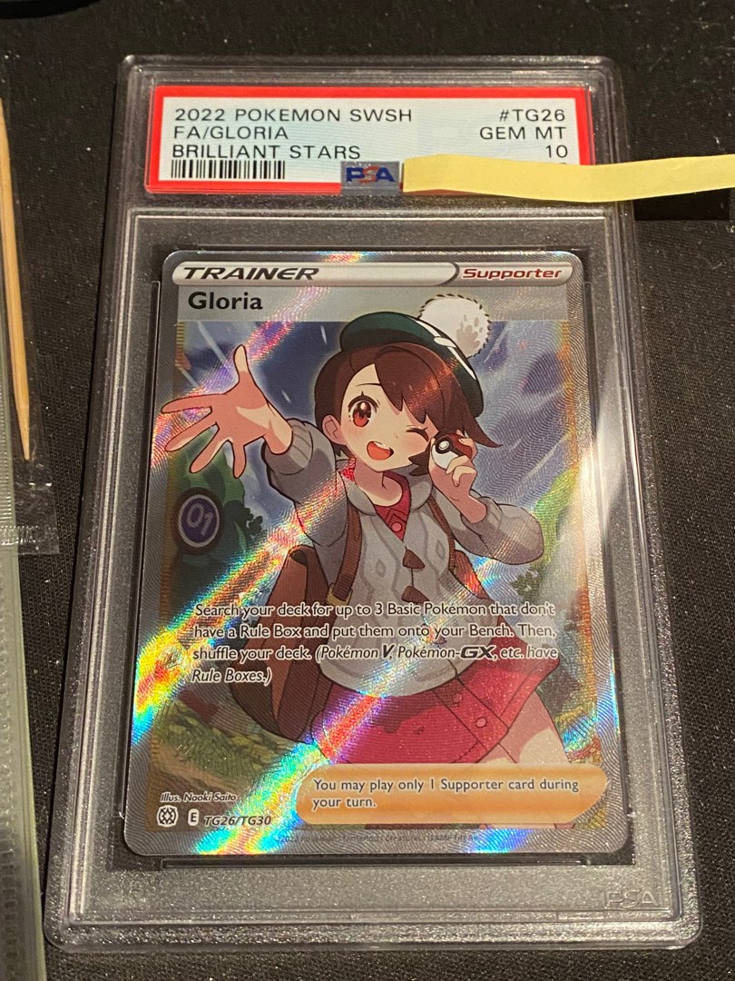 Pokemon Tcg Card 寶可夢 美版 全圖 gloria full art 小優 PSA10, 興趣及遊戲, 玩具 & 遊戲類 ...