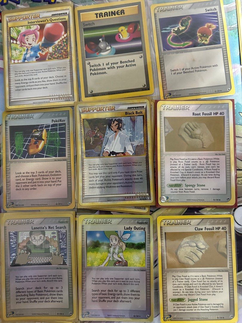 Pokemon TCG vintage trainer cards, Hobbies & Toys, Toys & Games on ...