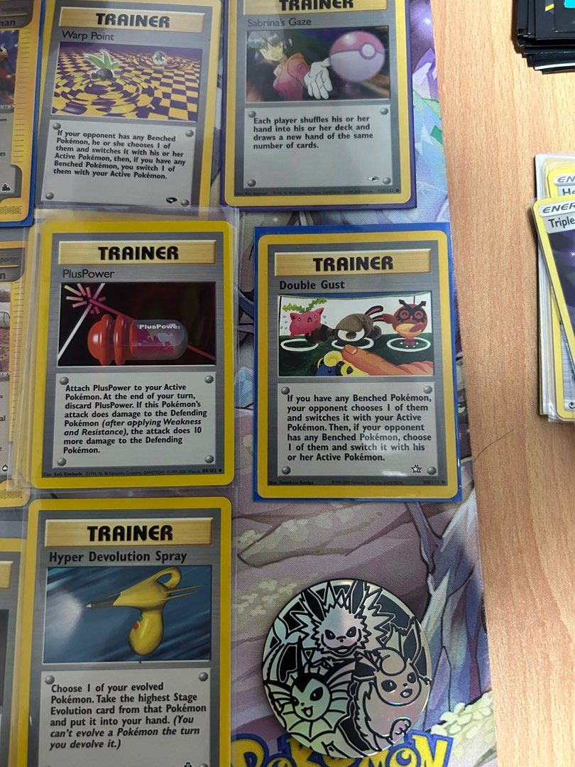 Pokemon TCG vintage trainer cards, Hobbies & Toys, Toys & Games on ...