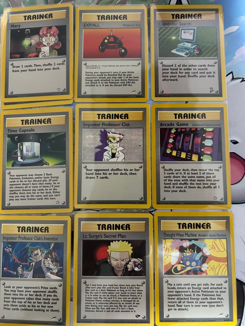 Pokemon vintage RARE trainer cards, Hobbies & Toys, Toys & Games on ...