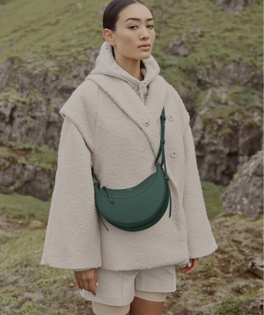 Polene dix MONOCHROME GREEN, Women's Fashion, Bags & Wallets, Cross ...