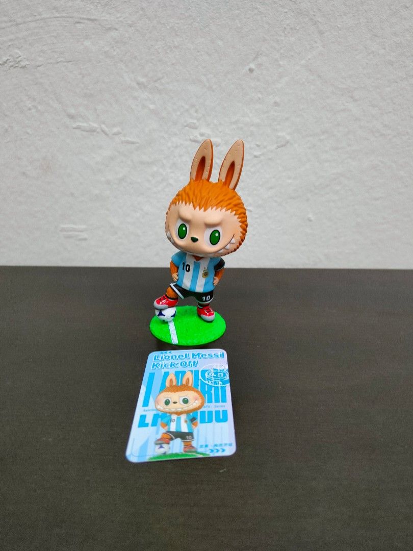 Popmart Labubu Lionel Messi Kick Off, Hobbies & Toys, Toys & Games on ...