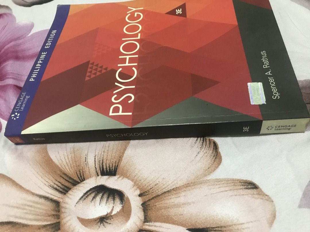 Psychology Textbook by Spencer A. Rathus (Philippine 3rd edition ...